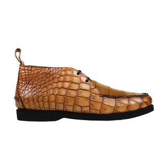 Kiton Homme, Chaussures, Brun, Taille: 41 EU Bottes Regular Solid 100% Handmade