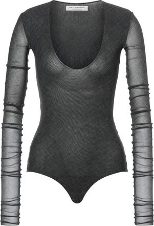 Philosophy di Lorenzo Serafini Femme, Tops, Gris, Taille: 40 FR Body