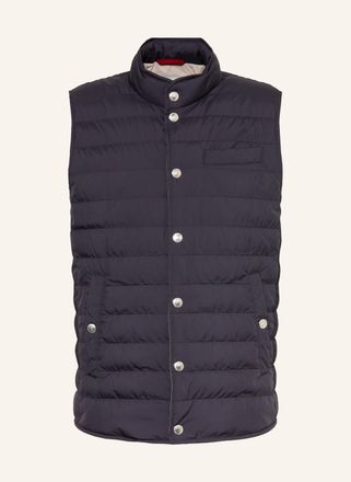 Brunello Cucinelli Brunello Cucinelli Daunenweste blau