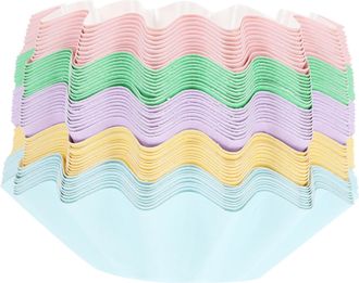 Cabilock 150 St&uuml;ck Wachsschmelzeinlagen Pet Material Wiederverwendbar Rund Kerzenhalter Kerzenteller F&uuml;r Candlelight Dinner Hochzeiten Und Wohnkultur