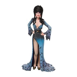 Enesco Couture de Force Elvira Mistress of The Dark Figur, 21 cm, Mehrfarbig, 8.94 Inch