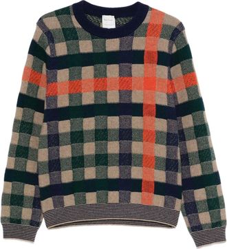 Paul Smith Pullover mit Karomuster - Nude