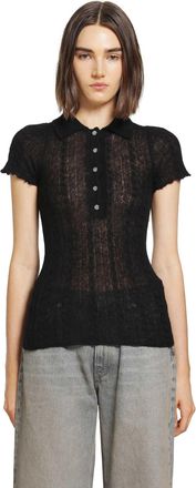 Haikure Laurie Semi-Sheer Polo Shirt