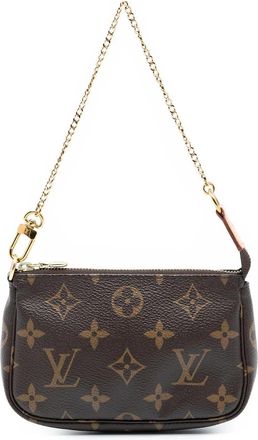 Louis Vuitton Crossbody Bags - Monogram Mini Pochette Accessoires - Gr. unisize - in Braun - f&uuml;r Damen