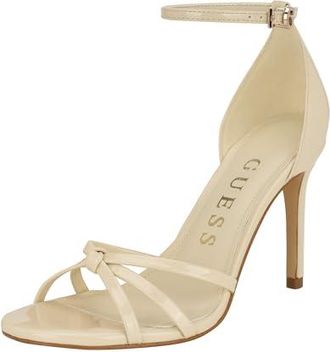 Guess Femme Spring Sandale &agrave; Talon, Ivoire Verni 150, 40 EU