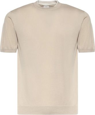 Eleventy Homme, Pulls, Beige, Taille: XL Pull Ras du Cou
