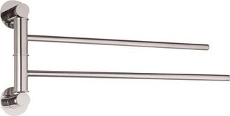 MSV Handtuchstange Handtuchhalter Edelstahl SUMBA mit 2 Armen - zum kleben oder bohren