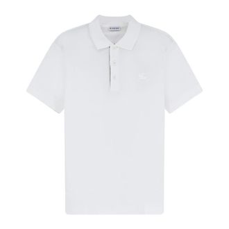 Burberry EKD Baumwoll-Polohemd - - Tops - Herren - Wei&szlig; - S