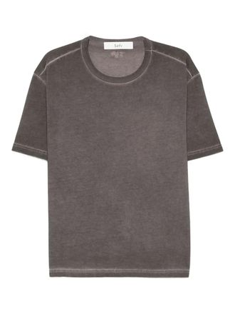 S&eacute;fr t-shirt en coton - Marron