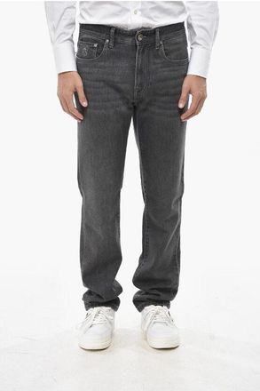 Corneliani Stretch Cotton Stone Washed Slim Fit Denims 20cm size 31