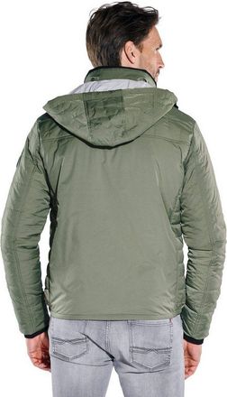 Engbers Steppjacke Herren Jacke mit abnehmbarer Kapuze, Khaki
