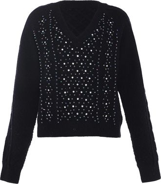 Faina Pullover Damen schwarz