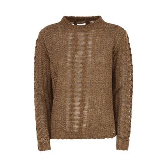 Herno Homme, Pulls, Brun, Taille: XS Maille Ras du Cou