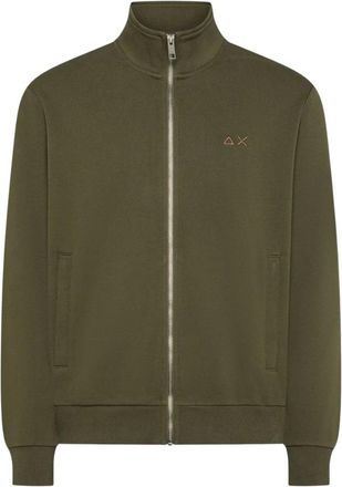 Sun 68 Track Zip Basic - - Sweatshirts & Hoodies - Herren - Gr&uuml;n - 2XL