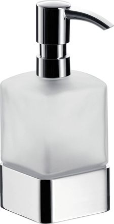 Emco 052100102 Fl&uuml;ssigseifenspender Loft Standmodell Kristallglas satiniert, chrom