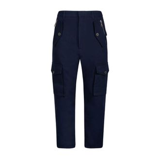 Balmain Cargohose mit Mehreren Taschen - - Trousers - Herren - Blau - M