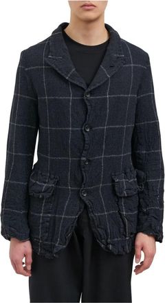 Comme Des Gar&ccedil;ons Homme, Vestes, Gris, Taille: M Giacca in lana a quadri