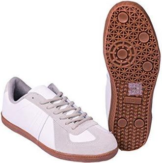 Mil-Tec Baskets Unisexe Halle BW, Blanc., 43 EU