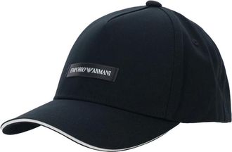Emporio Armani Homme, Accessoires, Noir, Taille: ONE Size Casquette en Coton avec Logo
