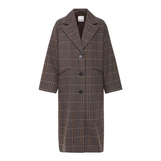 Ichi Emmalu Mantel - - Coats - Damen - Braun - XS