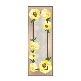 Borbonese Femme, Accessoires, Multicolore, Taille: ONE Size Sciarpa Papaveri