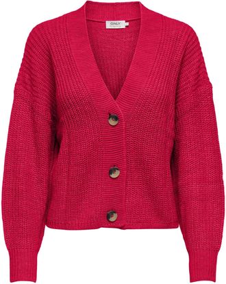 Only Damen Onlcarol Nice L/S Cardigan KNT Noos, Ski Patrol, XL