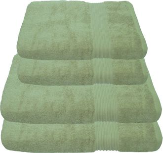 Julie Julsen Handtuch Set 2X Duschtuch 2X Handtuch Lindgrün/in 23 Farben erhältlich weich und saugstark