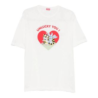Kenzo Rundhals-T-Shirt - - Tops - Herren - Wei&szlig; - L