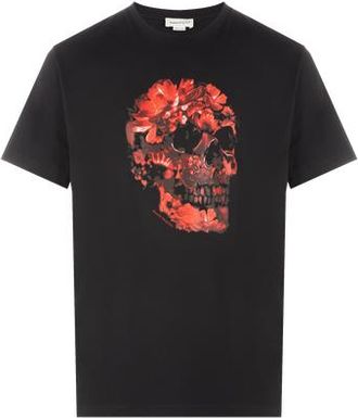 Alexander McQueen T-shirt imprim&eacute; en coton
