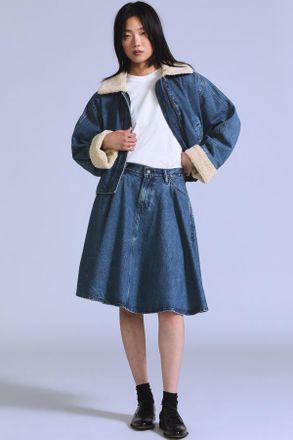 Levi's Jupe Cercle - Femme - Bleu / Earhart - 24