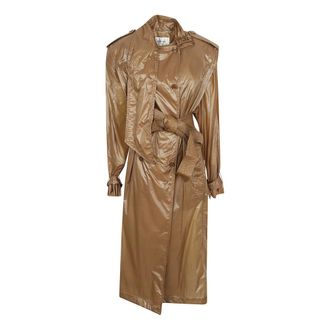 Saint Laurent Damen, M&auml;ntel, Beige, MGr&ouml;&szlig;e