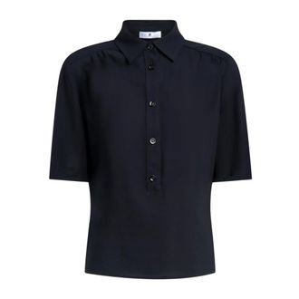 Pantaloni Torino Femme, Blouses et Chemises, Bleu, Taille: 40 FR Eleonora Blouse