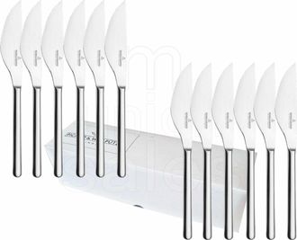 Picard & Wielp&uuml;tz 12 Stck Pizzamesser Stahlheft aus der Serie Ventura 6108 von Picard & Wielp&uuml;tz einzeln im weissen Faltkarton