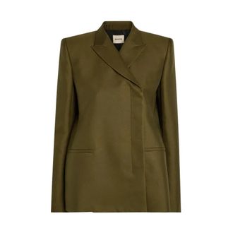 Khaite Silvannah Jacke - - Jackets - Damen - Gr&uuml;n - XS