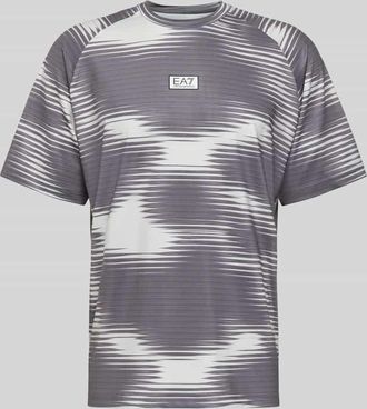 Emporio Armani Regular Fit T-Shirt mit Logo-Applikation