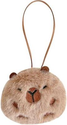 Generic Pour t&eacute;l&eacute;phone de charpentier | D&eacute;coration &agrave; suspendre pour cl&eacute; de sac &agrave; dos | Mignon Animal Pendentif Carpincho Peluche Porte-cl&eacute;s D&eacute;coration &agrave; suspe
