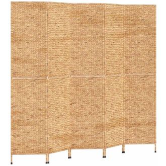 vidaXL Paravent 5-tlg. 205x180 cm Wasserhyazinthe Vidaxl