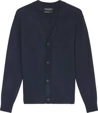 Marc O'Polo Regular Cardigan - - Knitwear - Herren - Blau - M
