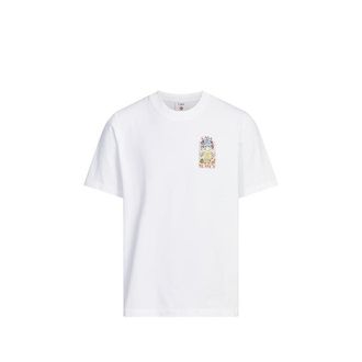 Casablanca T-shirt imprim&eacute; en coton organique