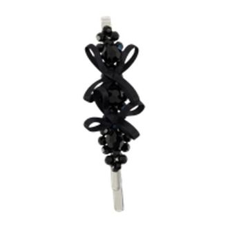 Simone Rocha Schleifen Blumen Kristall Haarspangen - Schwarz - - Accessories - Damen - Schwarzk - ONE SIZE