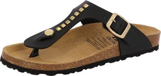 Lico BIOLINE GOLDSTAR Damen Pantoletten, Schwarz, 39 EU