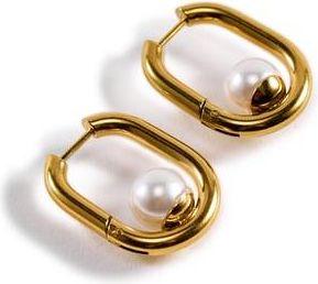 Au Printemps Paris Boucles doreille à perle