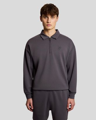 Lyle & Scott 1/4-Rei&szlig;verschluss Kragen Sweatshirt