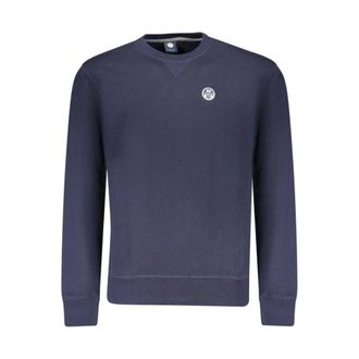 North Sails Baumwoll-Sweatshirt mit gerippten B&uuml;ndchen - - Sweatshirts & Hoodies - Herren - Blau - L