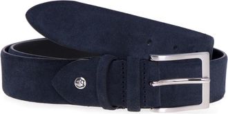 Gavazzeni Homme, Accessoires, Bleu, Taille: 90 CM Ceinture en Daim