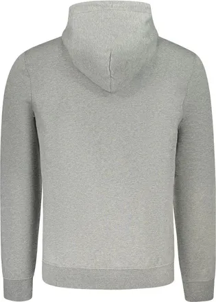 Calvin Klein Logo Embroidered Hoodie - Gray