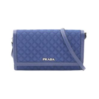 Prada Sac bandouli&egrave;re matelass&eacute; en nylon et cuir Pre-owned - Femme - Pre-owned - Bleu - Taille: ONE Size