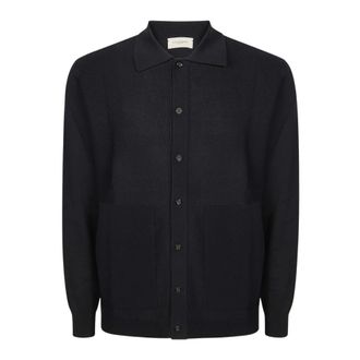 Paolo Pecora Perforated Cotton Cardigan - - Knitwear - Herren - Schwarzk - L