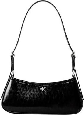 Calvin Klein Ck Metallic Small Shoulder Bag 3JG - GOLD METALLIC One Size, Ub1 - Black, Taille unique
