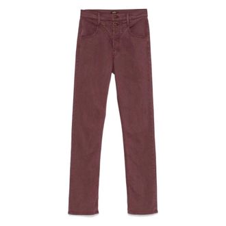 Mother Rocky Rider Skinny Jeans - - Jeans - Damen - Lila - W28
